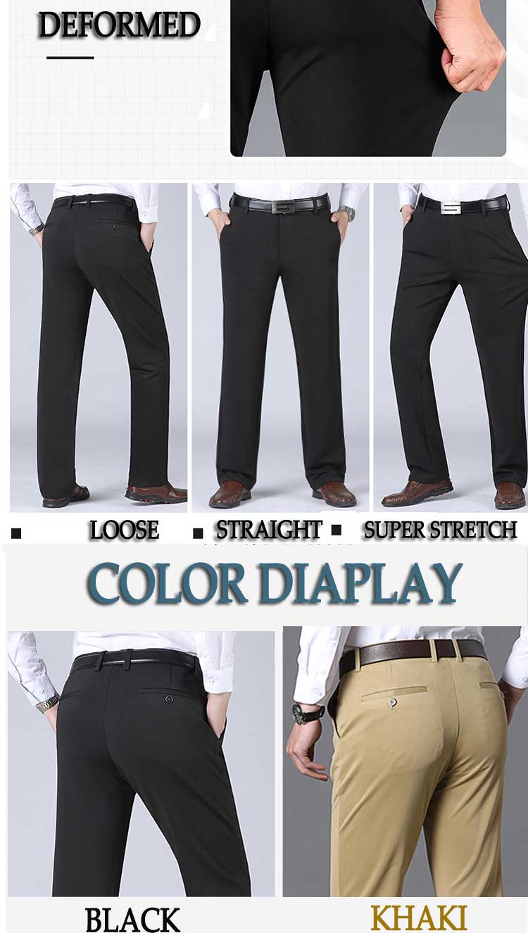 CEO Men's Formal Pant Office Pants for Men s Stretchable Elastic Casual ...