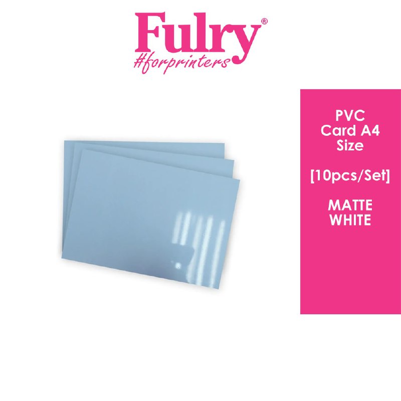 FULRY PVC Card A4 Size | Shopee Singapore
