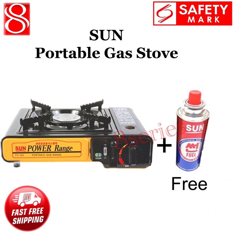 (Free Gas ) Golden fuji & SUN Power Range Portable Gas stove for ...