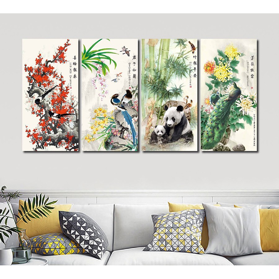 Feng Shui Painting - Living Room Wall Painting, Housewarming ...