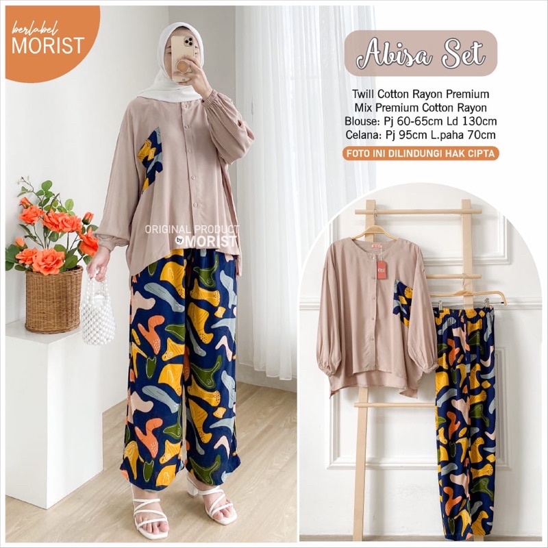 Abisa Set Ld 130 by Original Morist Labeled | Shopee Singapore