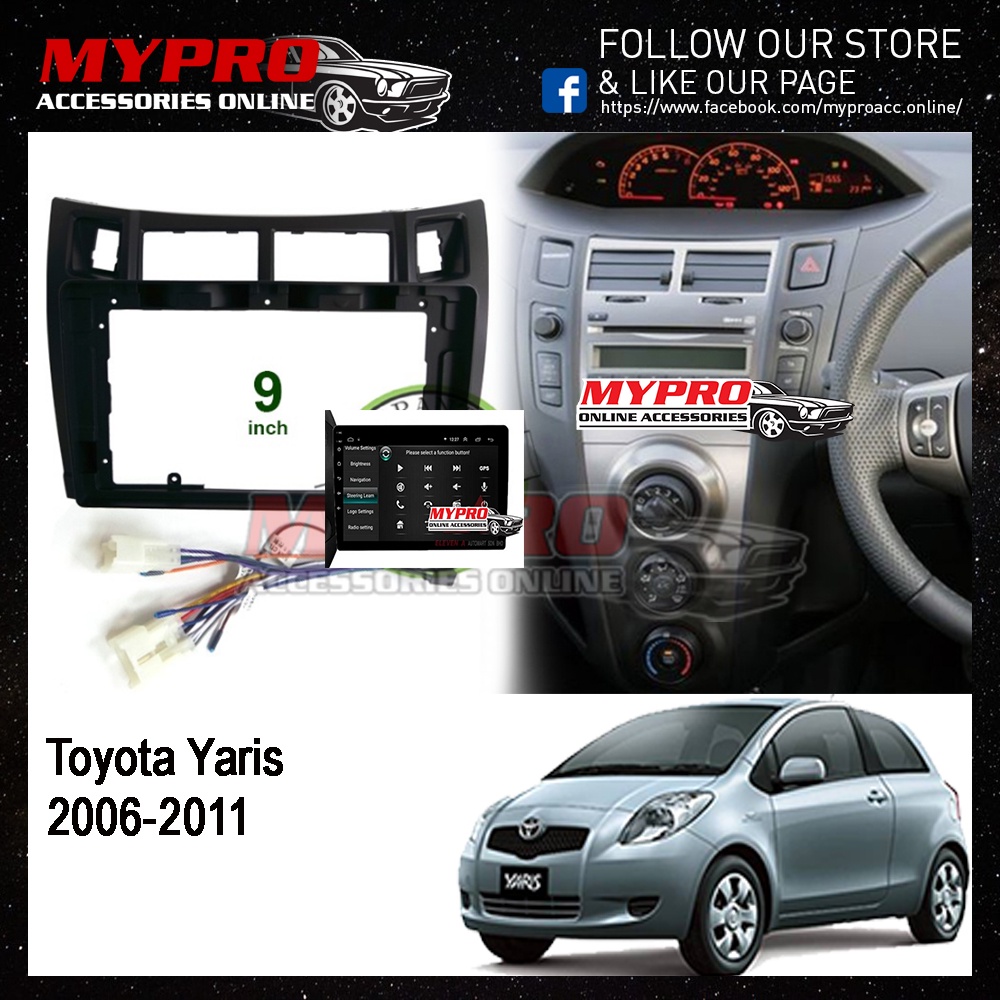 Android Toyota Yaris 2006-2011 ANDROID PLAYER 【Free Camera】 | Shopee ...