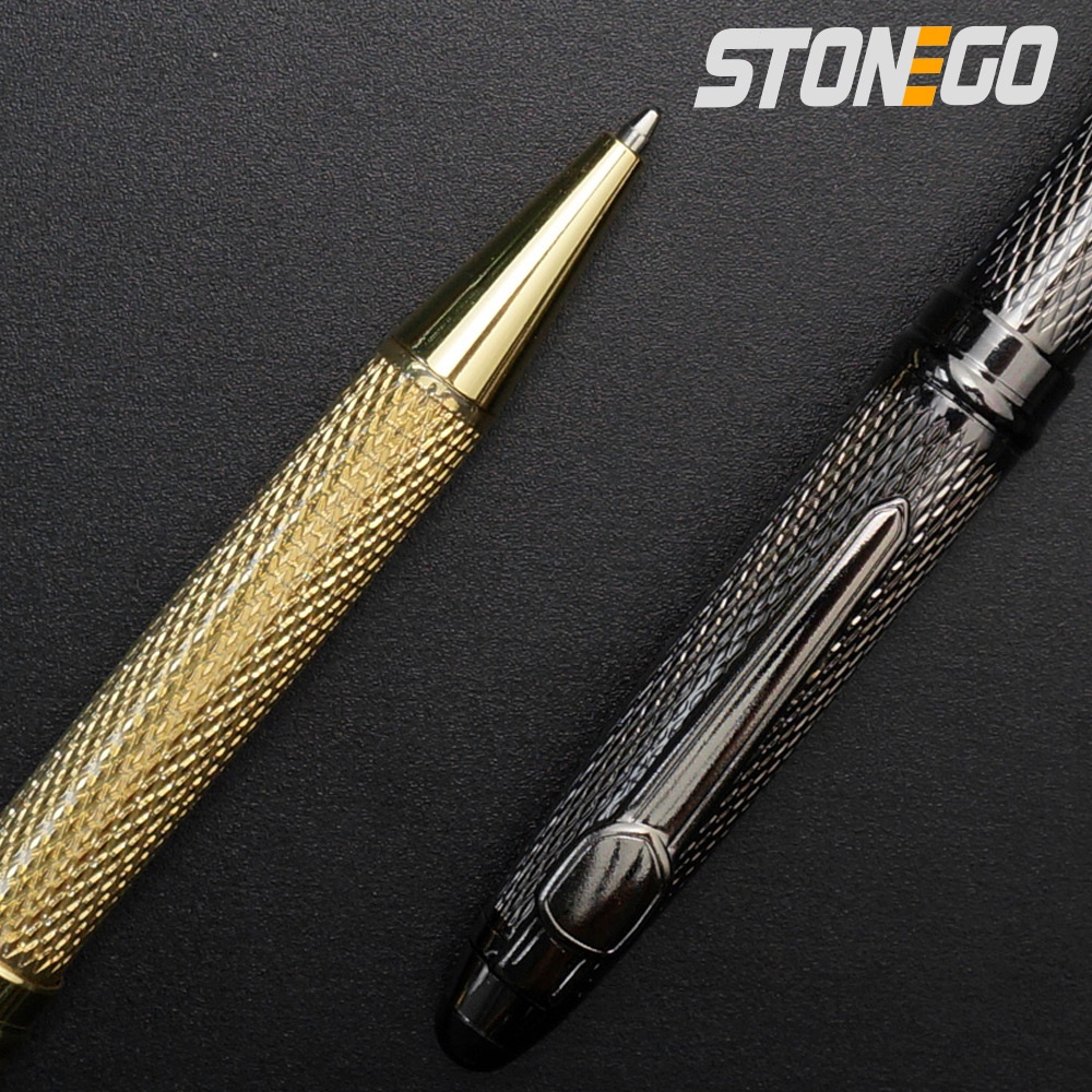 Luxury Twist Ballpoint Pens, Retractable Ball Point Pen Stainless Steel ...