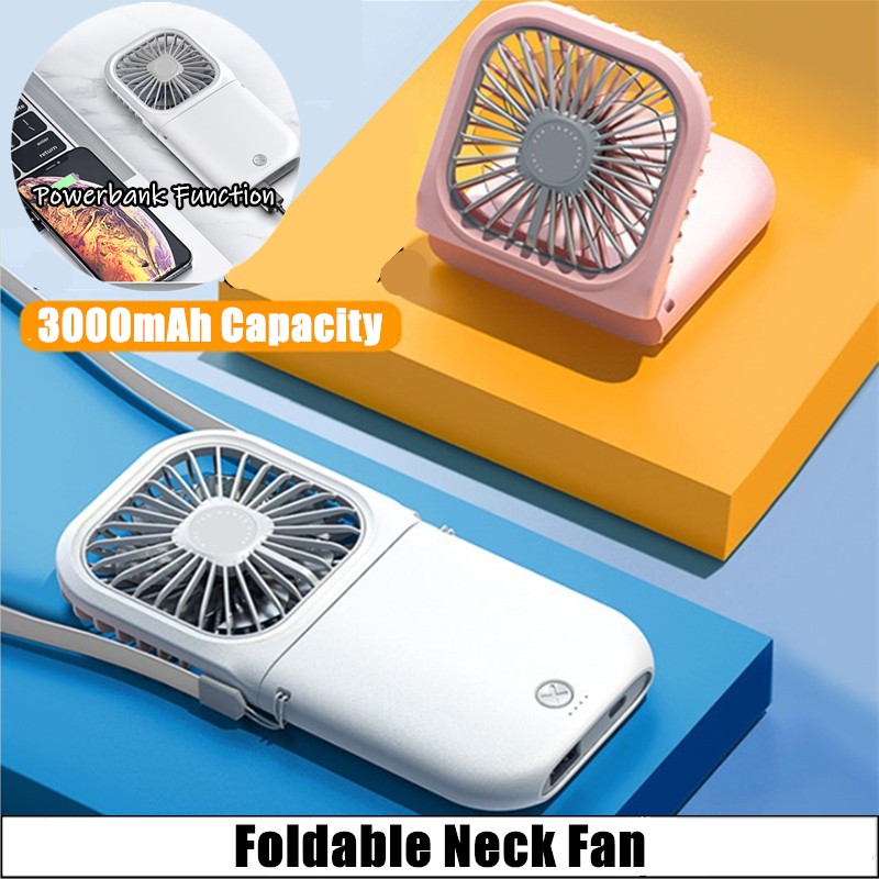 SG Mini Foldable USB Fan | Portable Neck & Desktop Fan for Home, Office ...