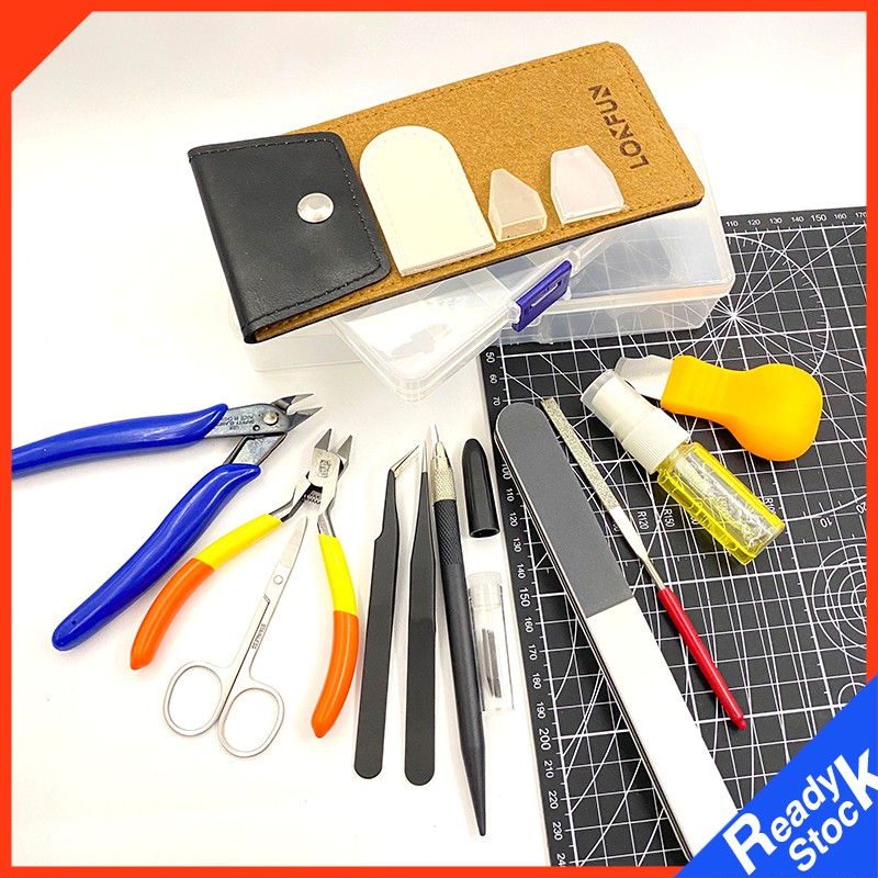 NEW Basic Gundam Tools Kit for Military Gunpla Car DIY Model Craft Set ...
