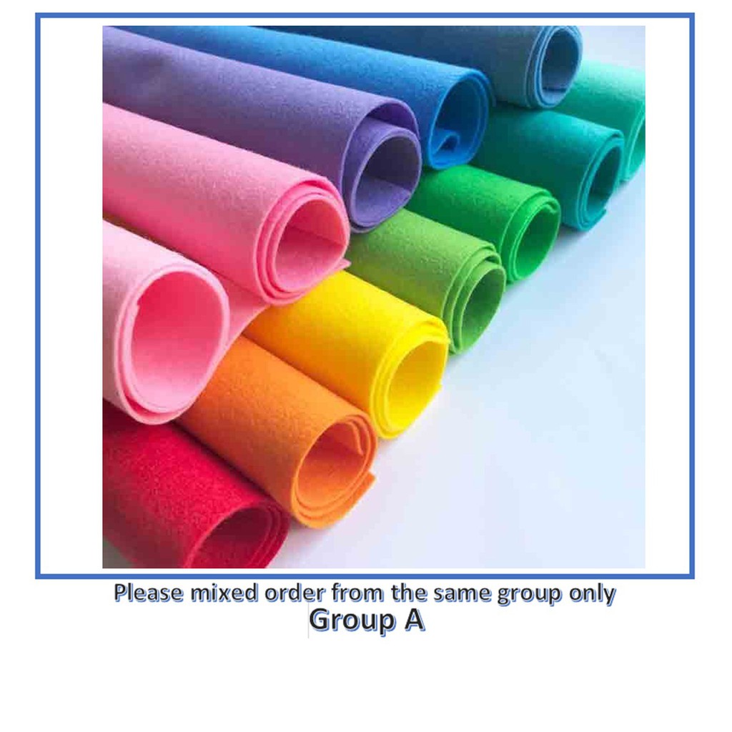 SK Kain Felt Saiz Besar Polyfelt 2mm | Shopee Singapore