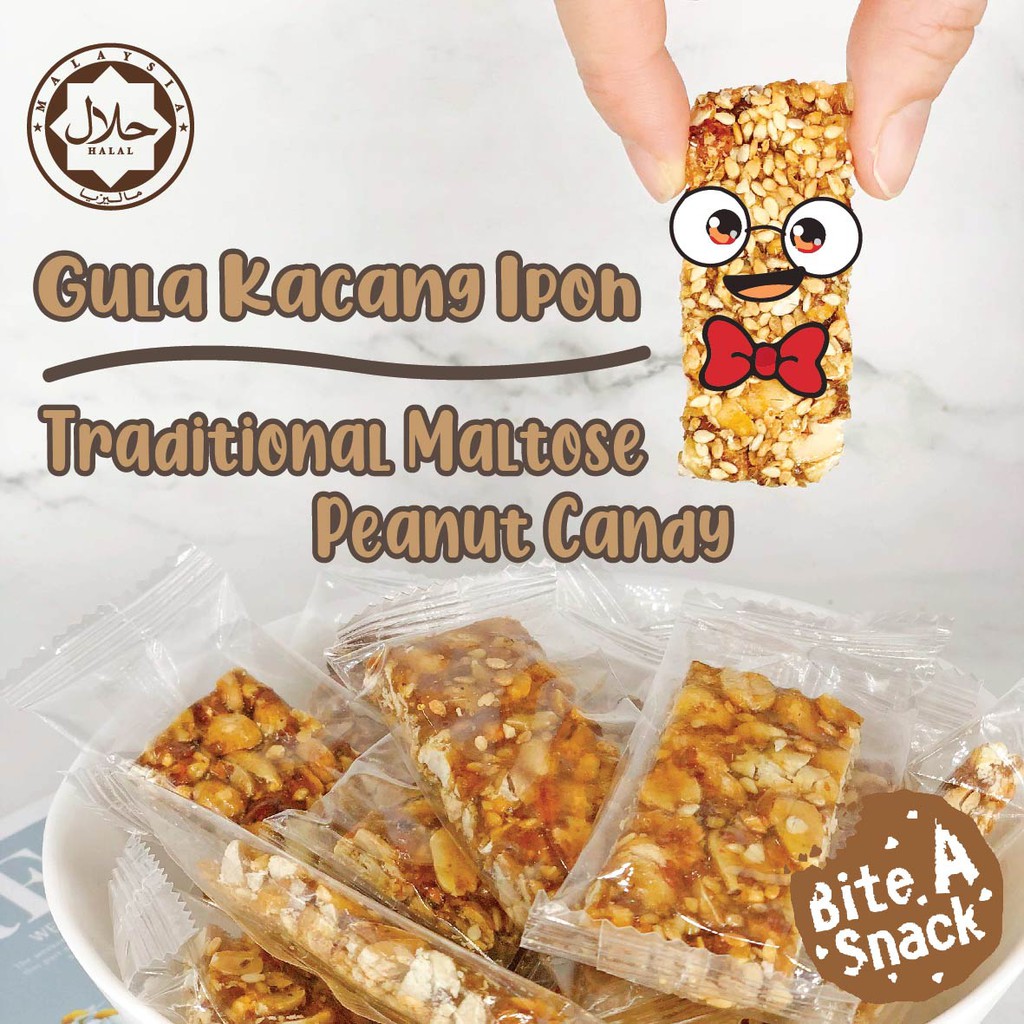 Gula Kacang Ipoh/Ipoh Traditional Maltose Peanut Candy 花生糖 300g+-/pack ...