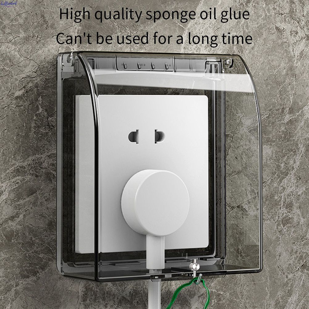 Transparent Electric Plug Cover Power Outlet Socket Protector Splash ...