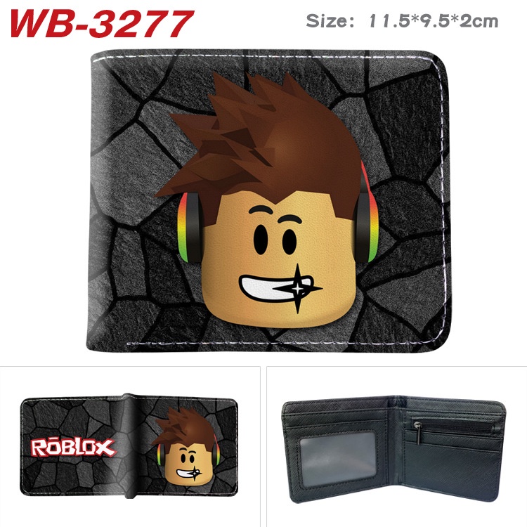 [Ready Stock] Roblox Wallet Short Half Fold Coin Purse Male Female ...