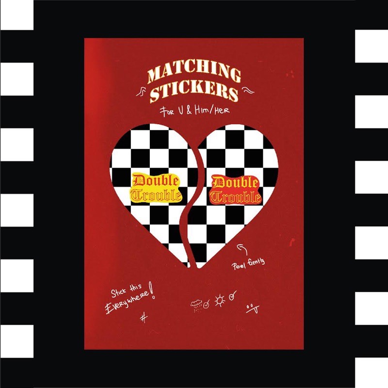 Matching Sticker Sheet (Couple and/or Bestfriend) | Shopee Singapore