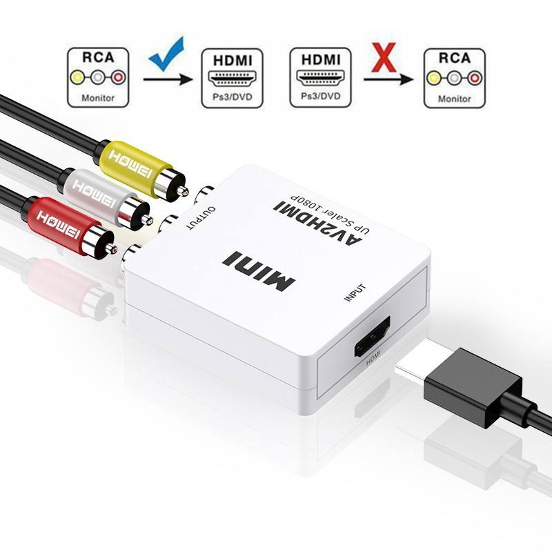 RCA to HDMI AV2HDMI AV to HDMI 1080P RCA Composite CVBS AV to HDMI ...