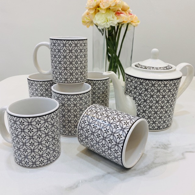 NEW ITEM TEA SET / SET CAWAN & TEKO BERBUNGA | Shopee Singapore