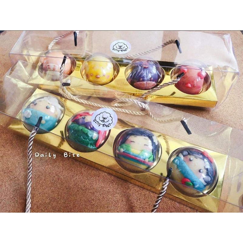 Clear mooncake box jelly box 4 cavity packaging box long tray shanghai ...