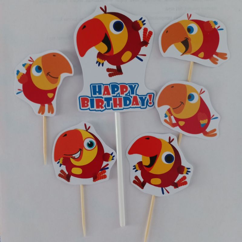 BIRTHDAY CAKE TOPPER LARRY BABY TV IMAGE | Shopee Singapore