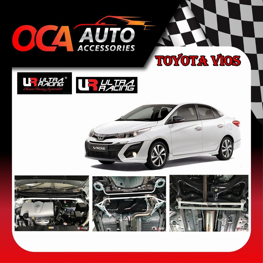 Toyota Vios NCP151 1.5 2WD 7 Speed CVT ( 2018-2021 ) Ultra Racing Bar ...