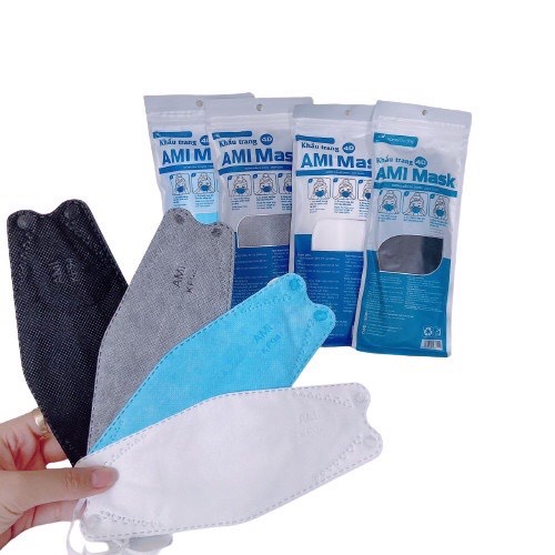 [SET 50] AMI Mask KF94 4D Antibacterial AMI Mask (10 Packs) | Shopee ...