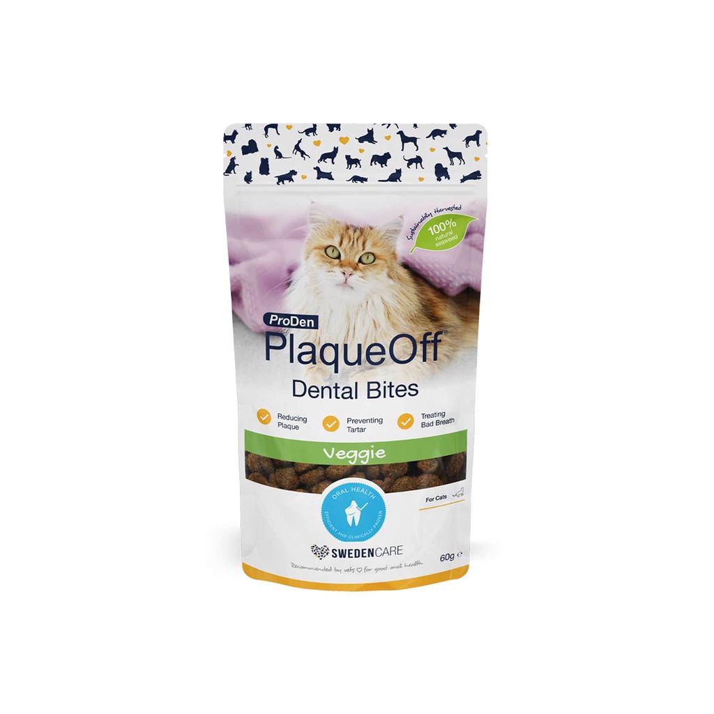 Swedencare ProDen PlaqueOff® Dental Bites for Cat 60g | Shopee Singapore