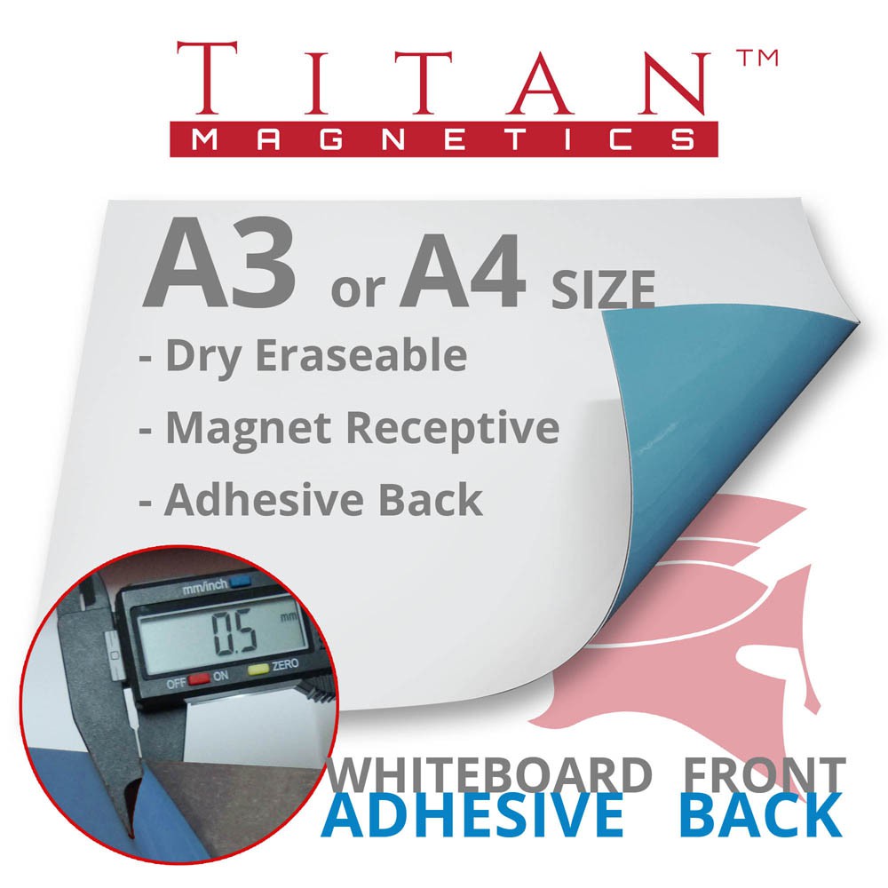 Flexible Magnetic Whiteboard – Adhesive A3 and A4 | Shopee Singapore