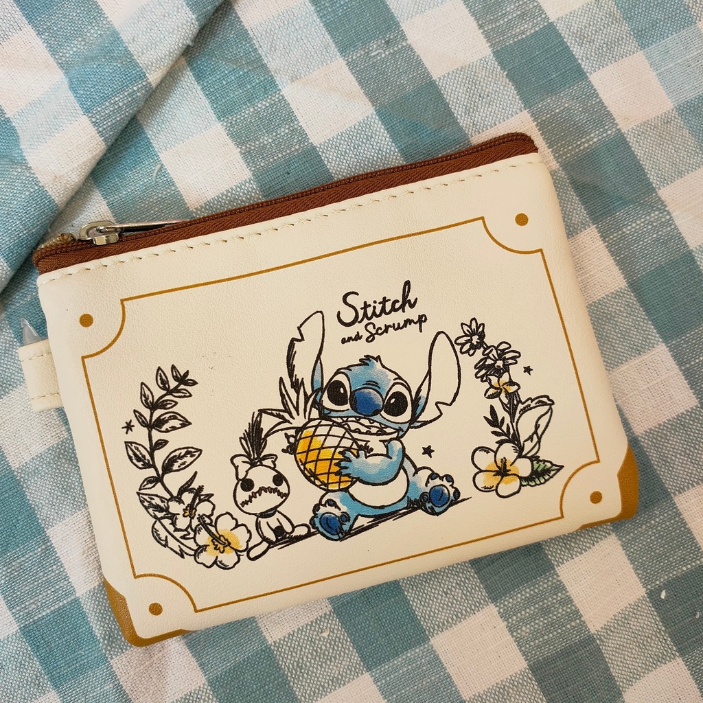 Disney Coin Purse Zipper Bag Soft Leather Card Holder Wallet Universal ...