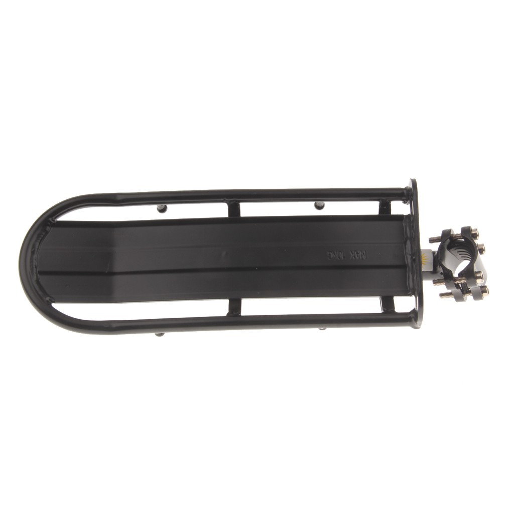 Aluminum Alloy Bike Extendable Rear Luggage Rack Carrier - Black ...
