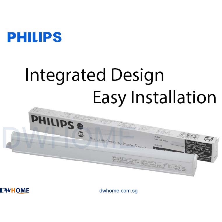 Philips Linea Wall T5 Light Tube Various Length 3FT/3.3FT/4FT-10W/11W ...