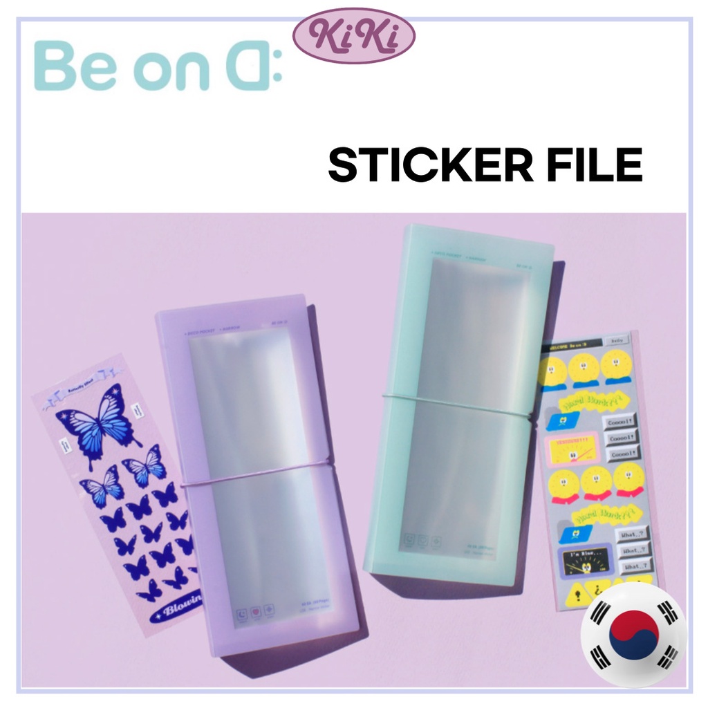 [BeonD] Double Narrow Deco Pocket Seal Sticker Narrow Sticker File ...