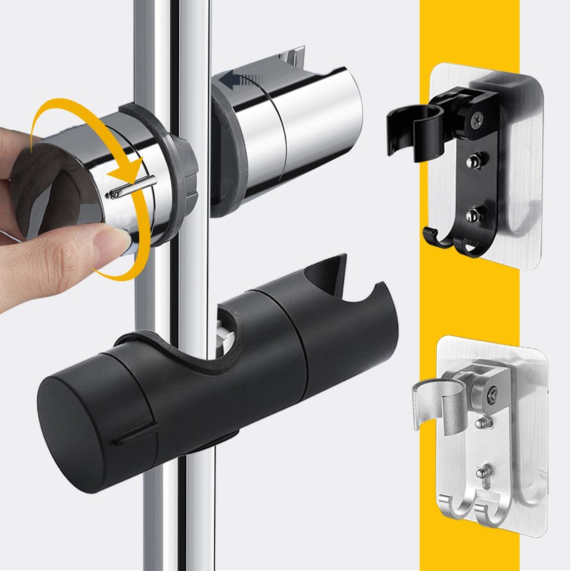 Shower bracket Rail Slide Bathroom Shower Room Adjustable Showerhead ...