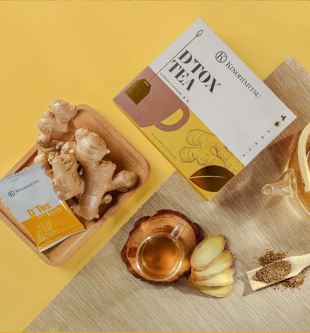 [Mix & Match] Kinohimitsu D'tox Tea with Ginger/Peppermint - Promote ...