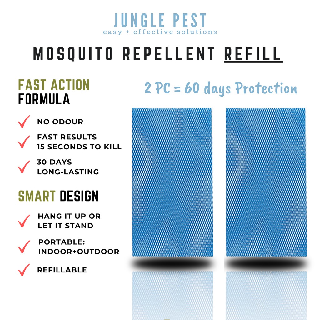 [1+1 Bundle] Mosquito Repellent Refill Odourless 30 Days Long-Lasting ...