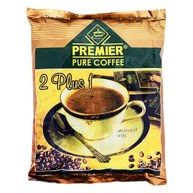 Premier 2 Plus 1 Pure Coffee Mix 30 Pieces (660 Grams), Premier 3In1 ...