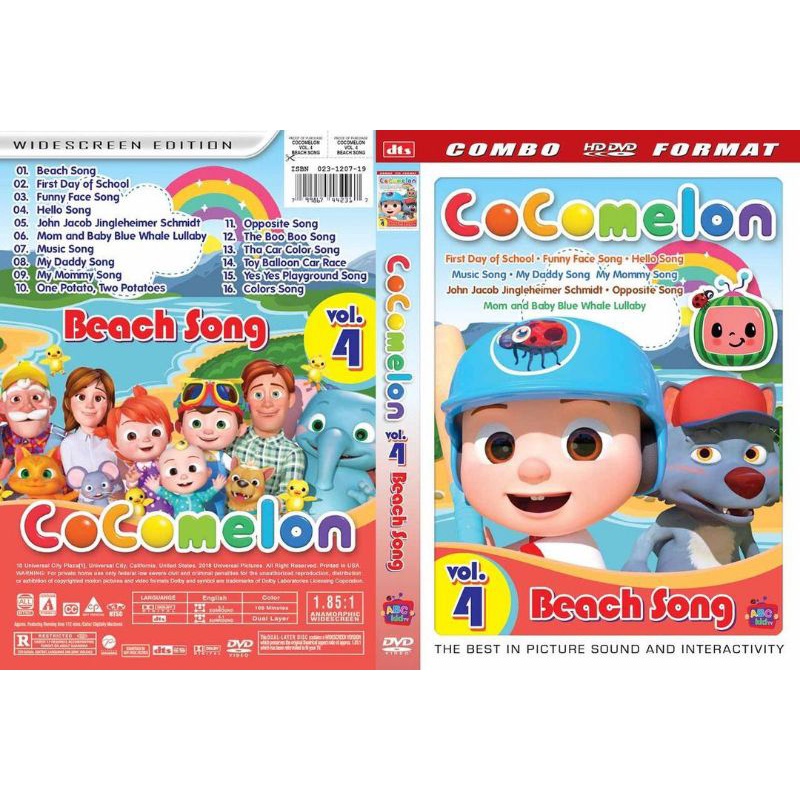 Cocomelon vol. Dvd 4 Beach Song | Shopee Singapore