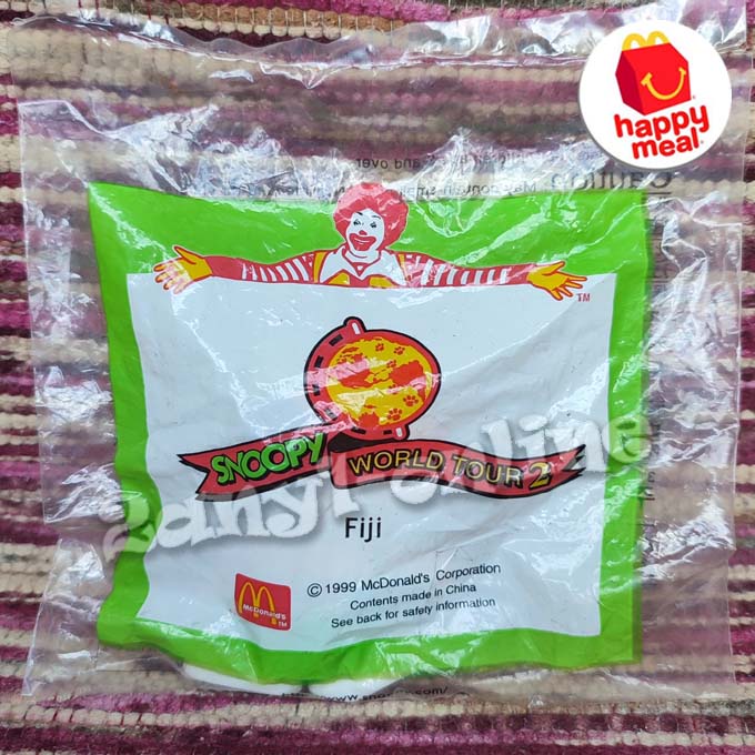 1999 Mcdo Snoopy World Tour --- FIJI (Sealed) | Shopee Singapore
