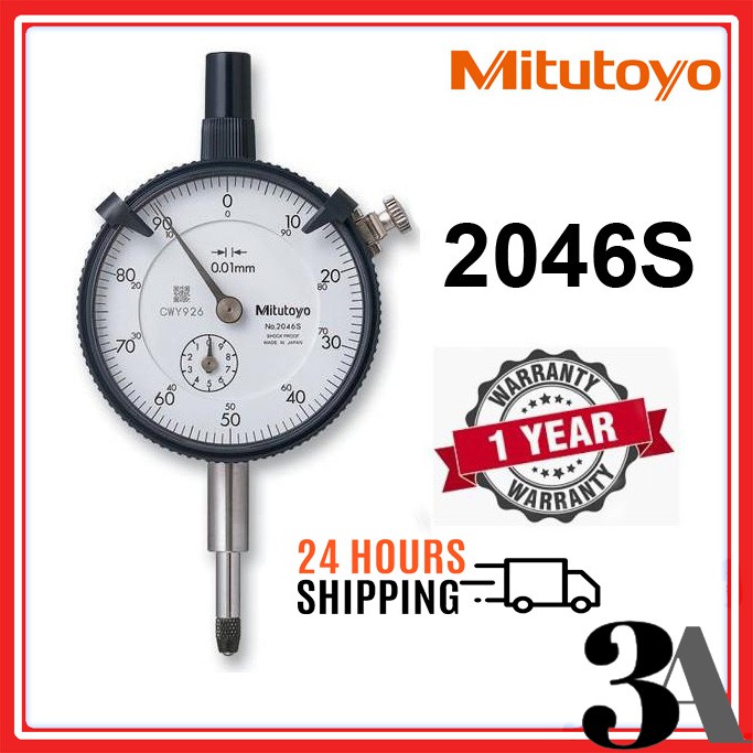 Mitutoyo 2046S Dial Indicator With Lug Back 10mm Supplier (2046A New ...
