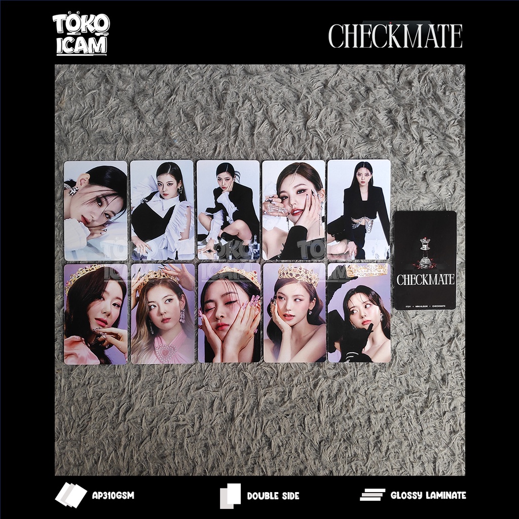 Itzy Photocard | Checkmate Sneakers ver | Chaeryeong Lia Ryujin Yuna's ...