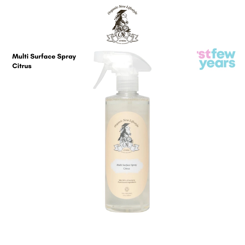 Organic New Lifestyle Multi Surface Spray Citrus | Shopee Singapore