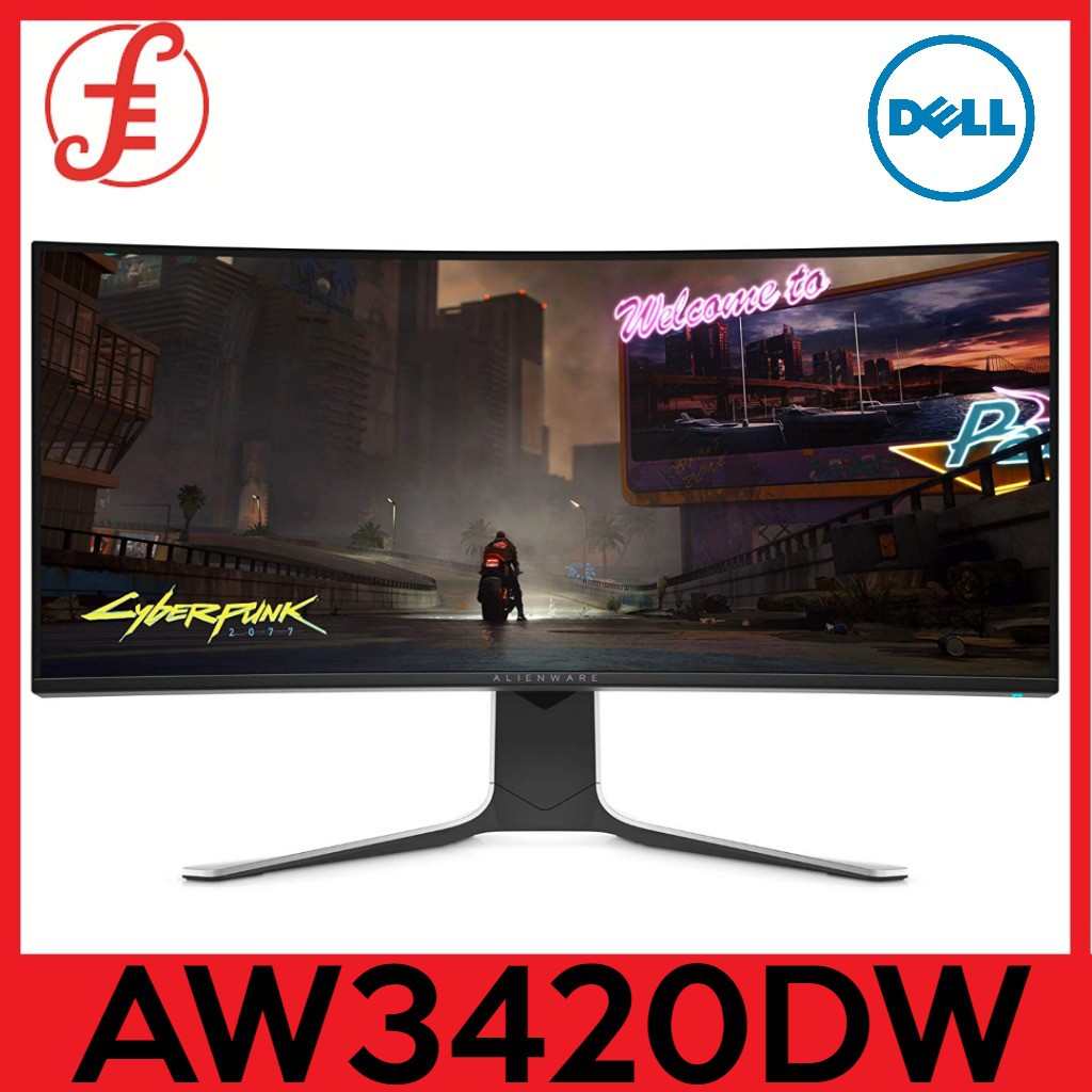 Dell AW3420DW Alienware 34 Inch Curved NANO IPS ULTRAWIDE Gaming ...