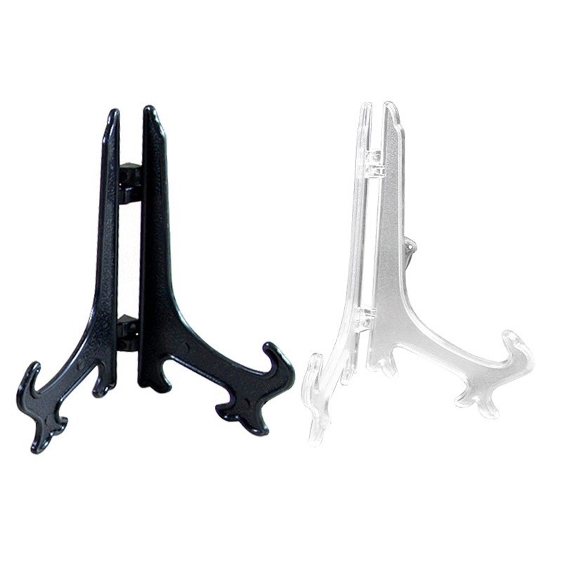 Black And Transparent Plastic Photo Display Stand/Portable Picture ...