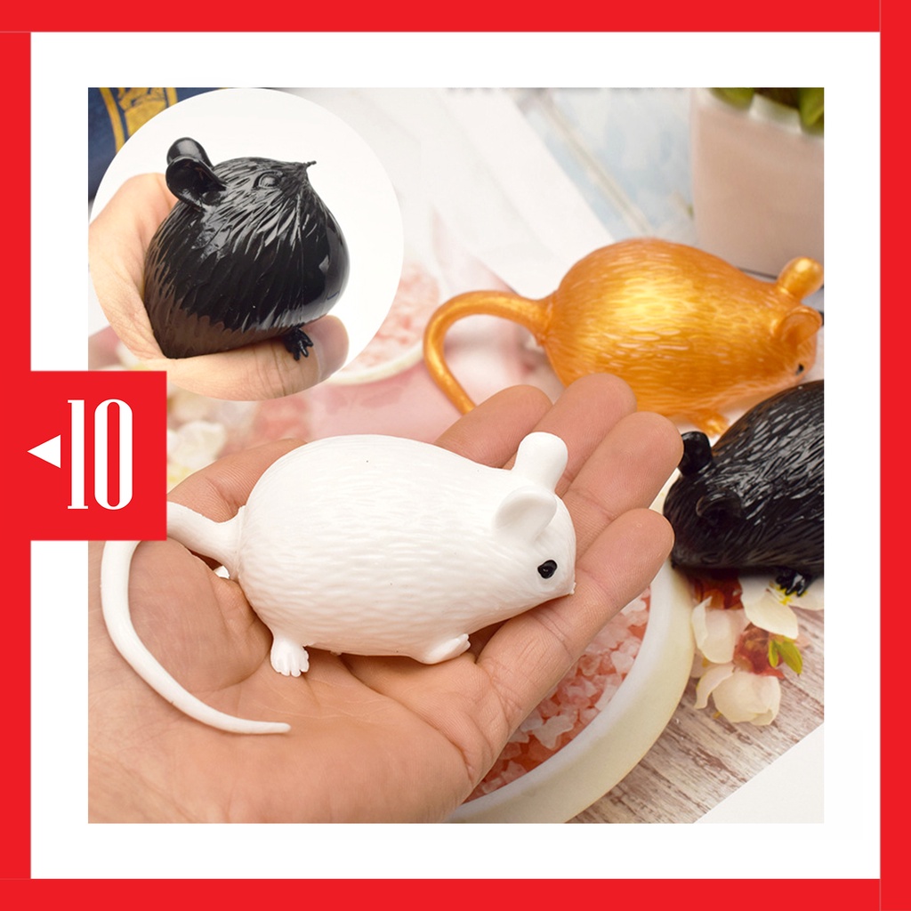 Spti splat toy mouse lab stress ball squeeze egg squishy prank gag ...