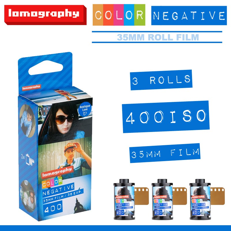 Lomography 35mm Color Negative ISO 400 - 3 rolls | Shopee Singapore