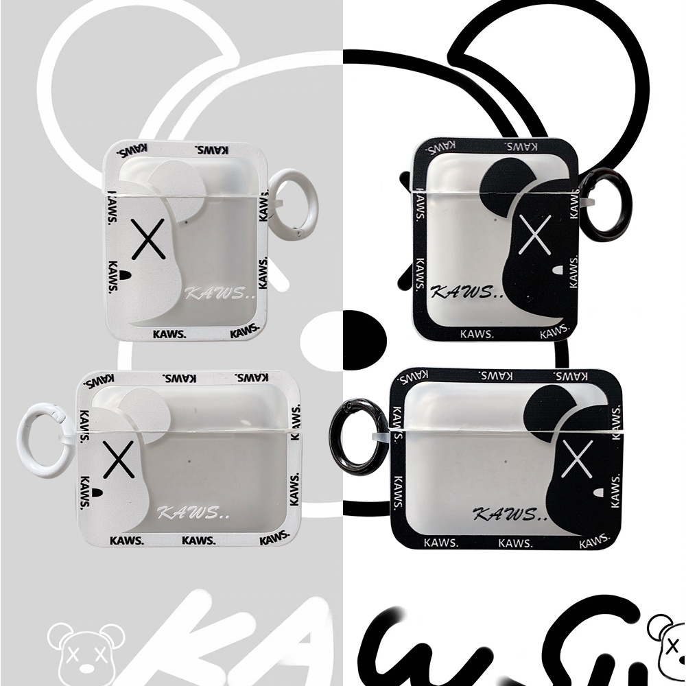 Transparent Soft Square Airpods Earphone Case Simple Couple Violent ...