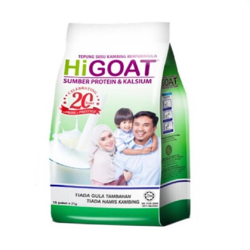 Hi Goat Flavored Goat Milk Flour (21g x 15 sachets) | Shopee Singapore