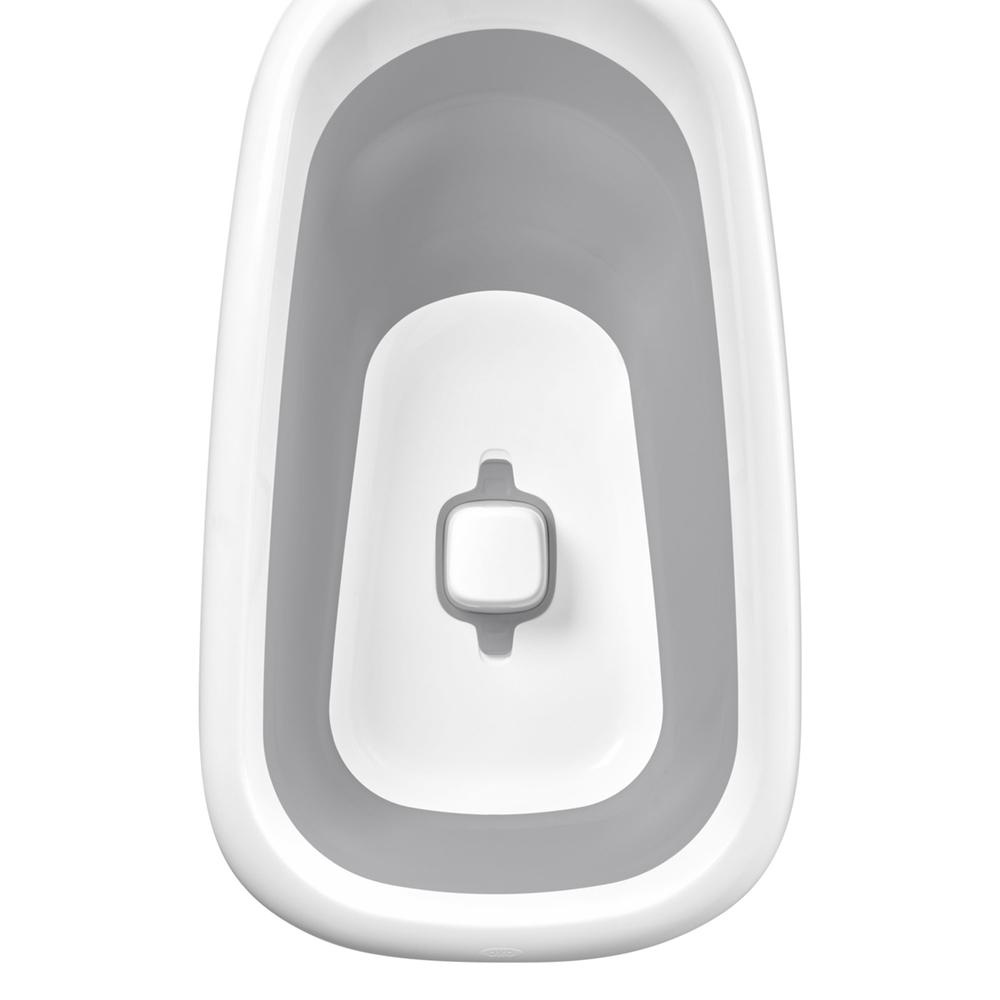 OXO Tot Splash & Store Bath Tub (White/Grey) | Shopee Singapore
