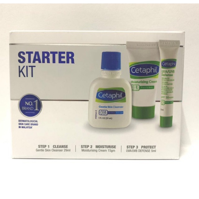 Cetaphil Starter Kit - (Gentle Skin Cleanser/pembersih 29ml ...