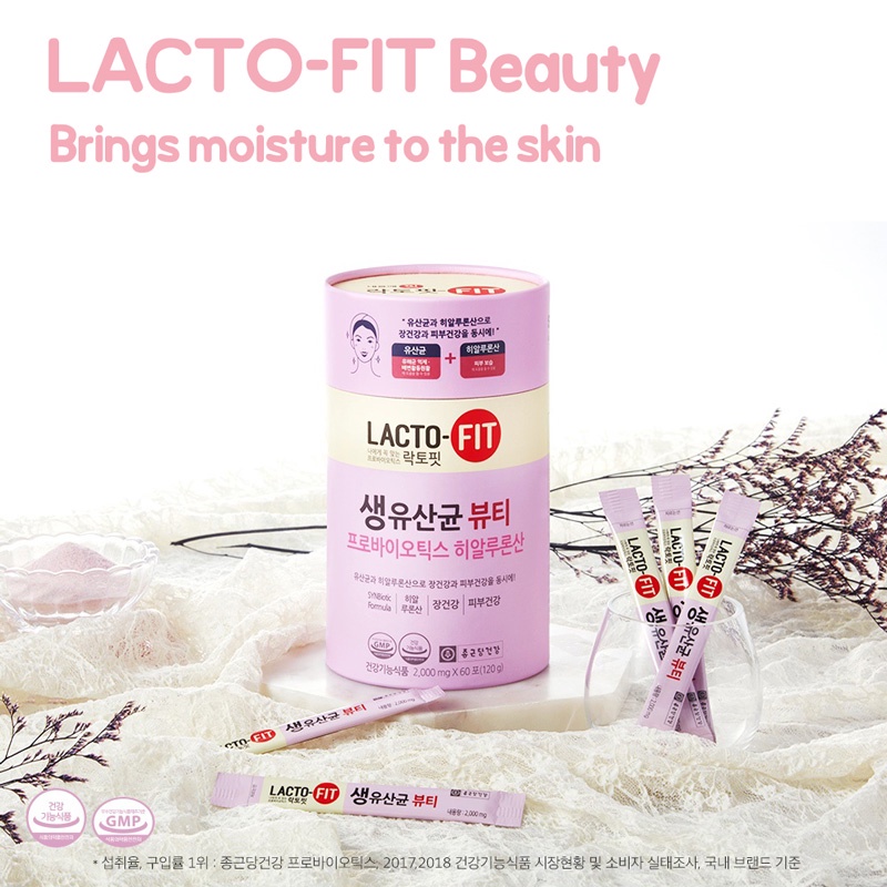 LACTO-FIT Probiotics Inner Beauty 10 20 30 40 50 60 Sachet / Collagen ...