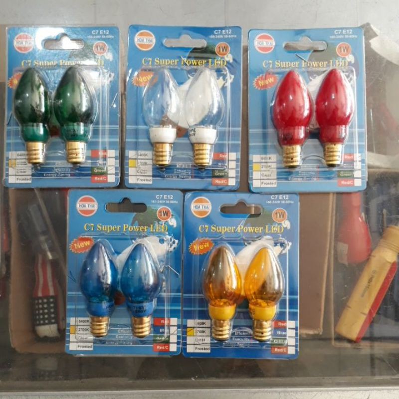 Hoa Thai Led chili bulbs (2 pieces/blister) | Shopee Singapore
