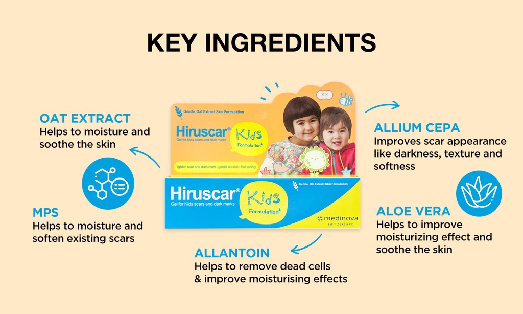 [Hiruscar Official] Hiruscar Kids Gel 20g | Scar Treatment for Kids ...