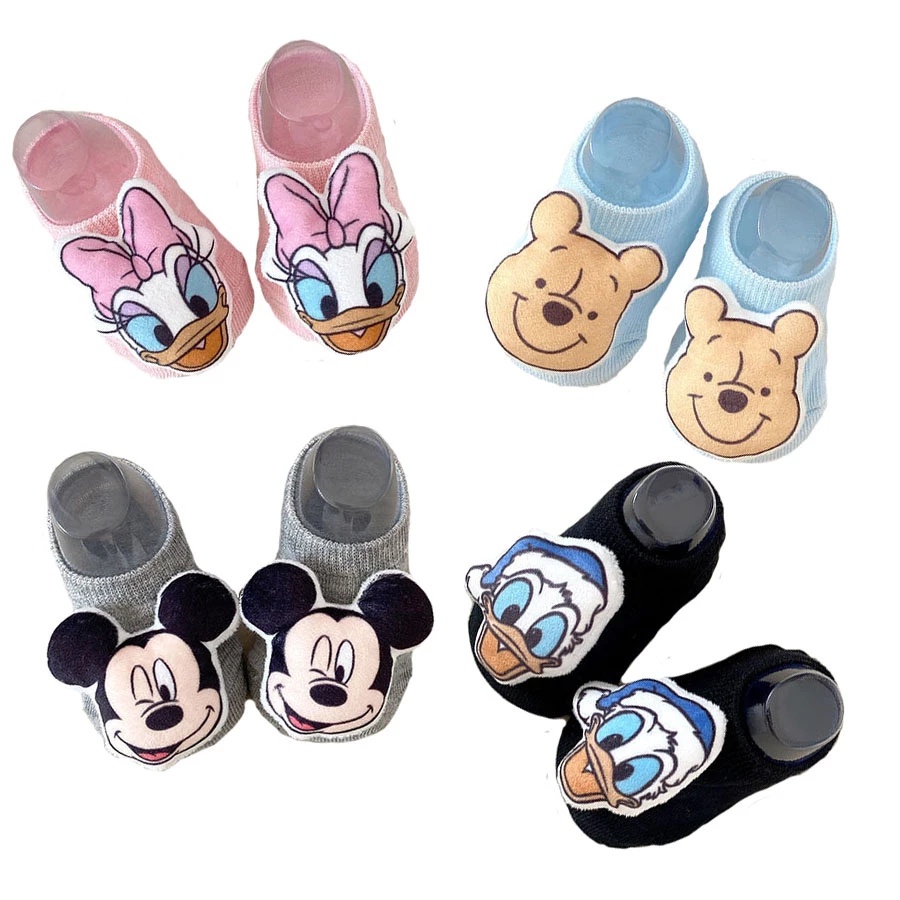 Spring Newborn Cotton Cute Animal Baby Socks Cartoon Mickey Cute Anti ...