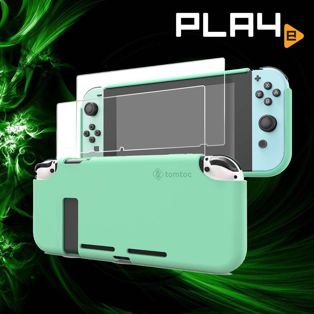 Nintendo Switch Tomtoc Silicone Case (Green) | Shopee Singapore
