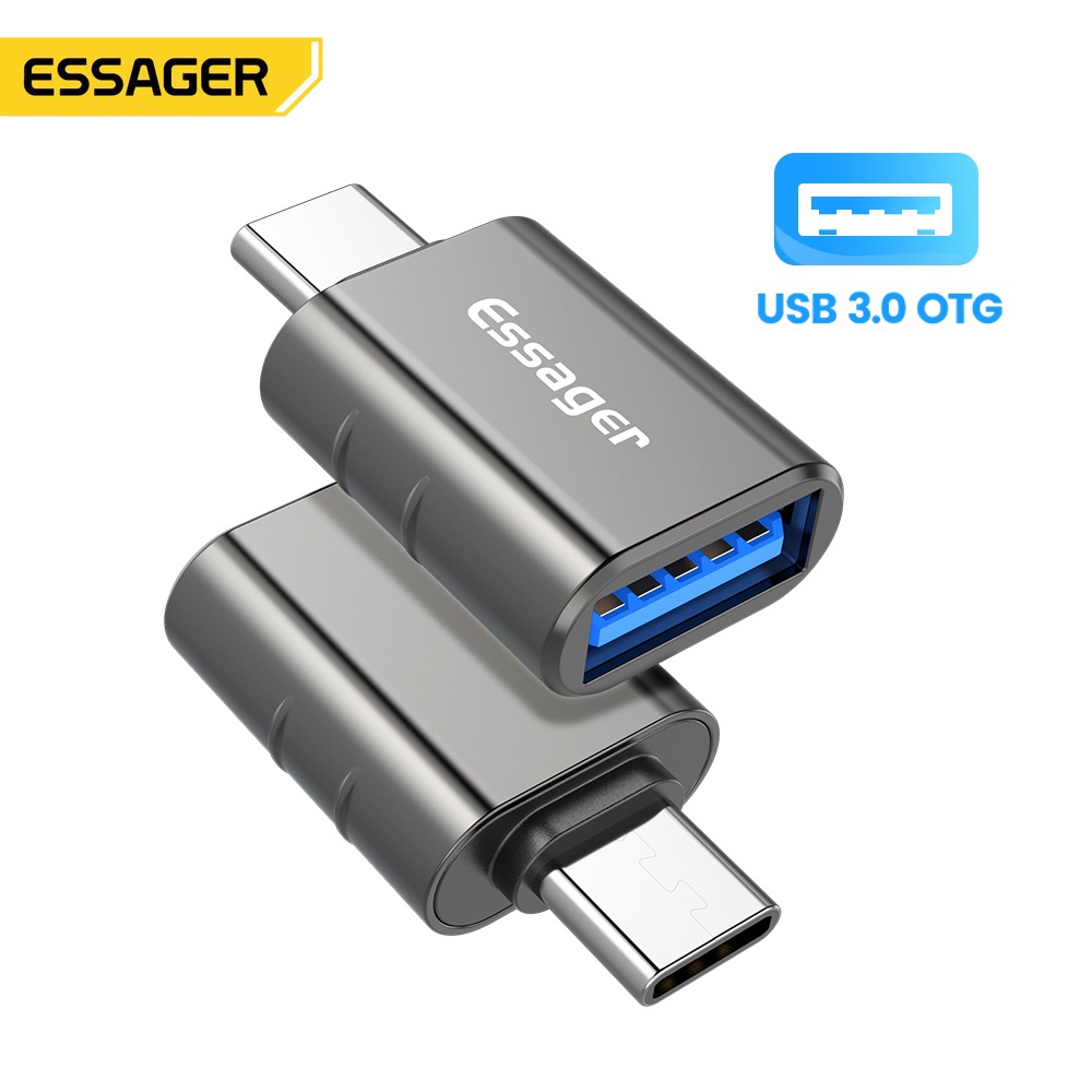 Essager usb female to type c male 3.0 OTG 3A fast charge 5Gbps file ...