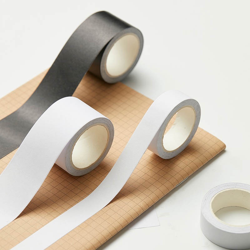 IMOON 1/2 Rolls Textured Black White Writable Tape | Shopee Singapore
